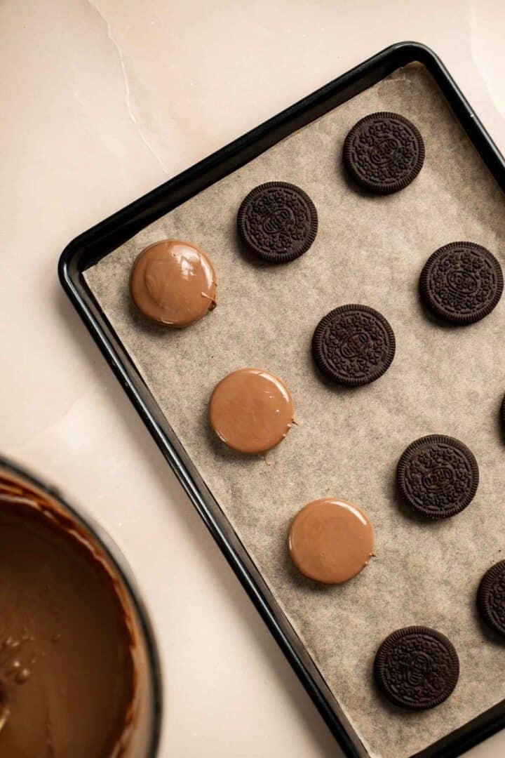 Chocolate Covered Oreos - Ahead of Thyme