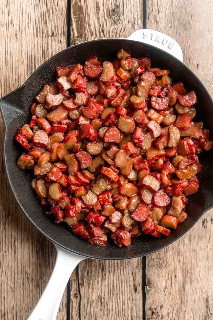 Rhubarb Crisp - Ahead of Thyme
