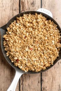 Rhubarb Crisp - Ahead of Thyme