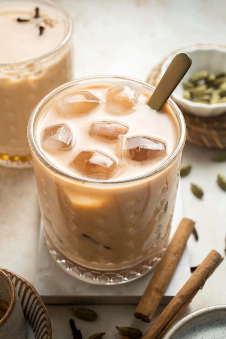 Iced Chai Latte - Ahead of Thyme