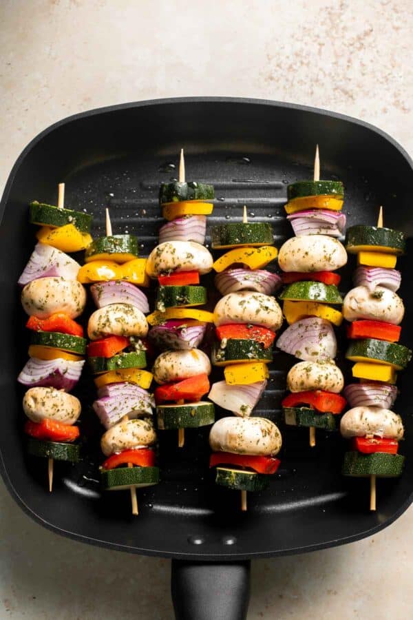 Grilled Vegetable Skewers - Ahead of Thyme