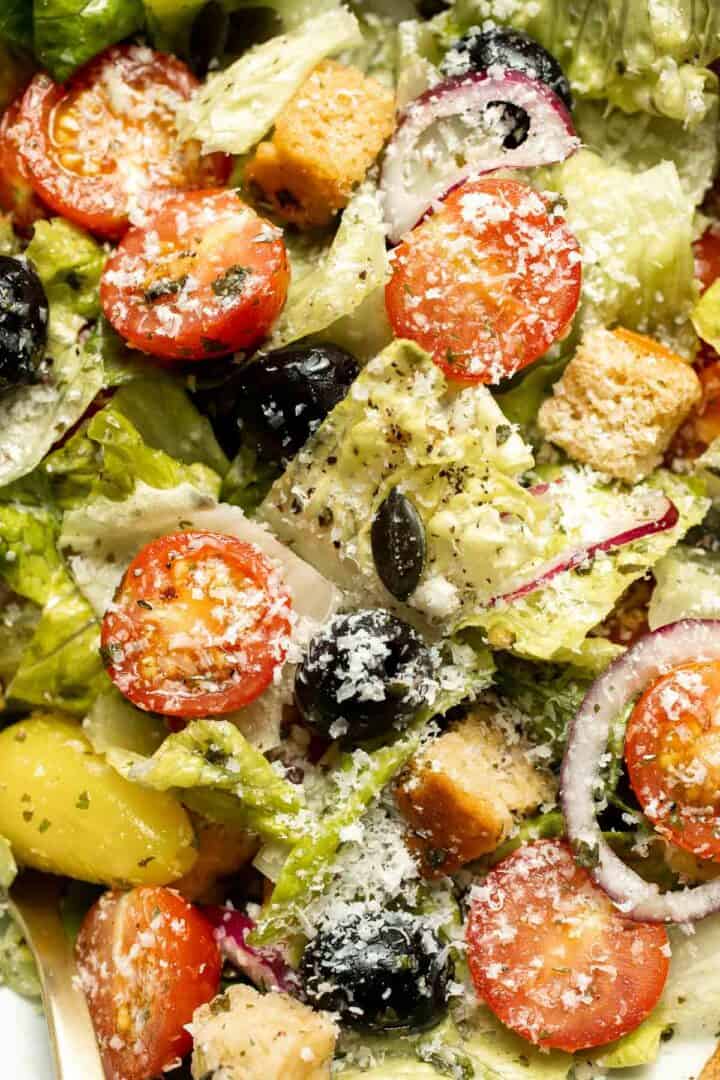 Simple Italian Salad - Ahead of Thyme