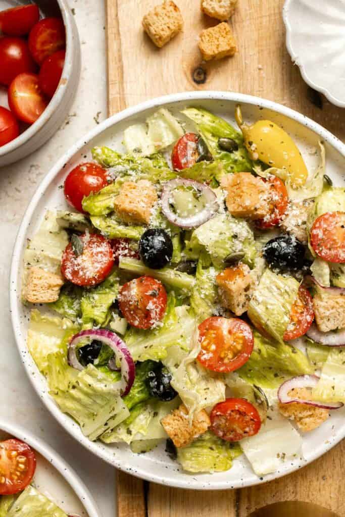 Simple Italian Salad - Ahead of Thyme