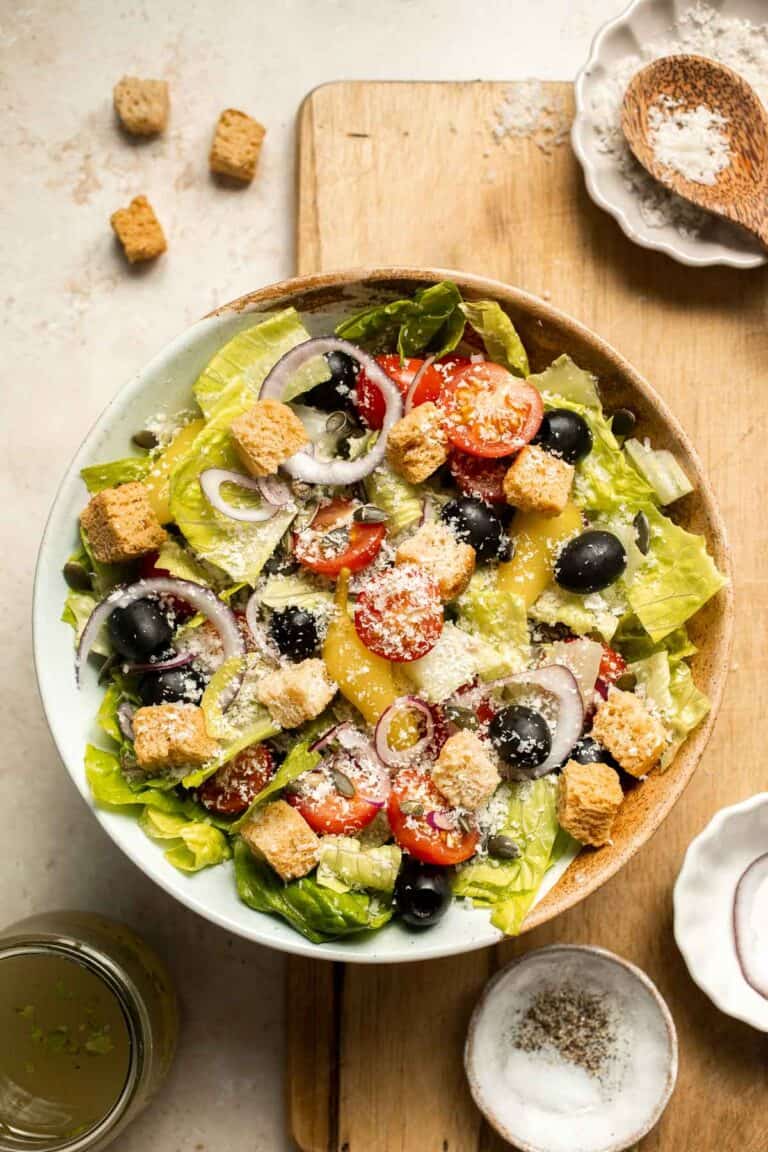 Simple Italian Salad - Ahead of Thyme