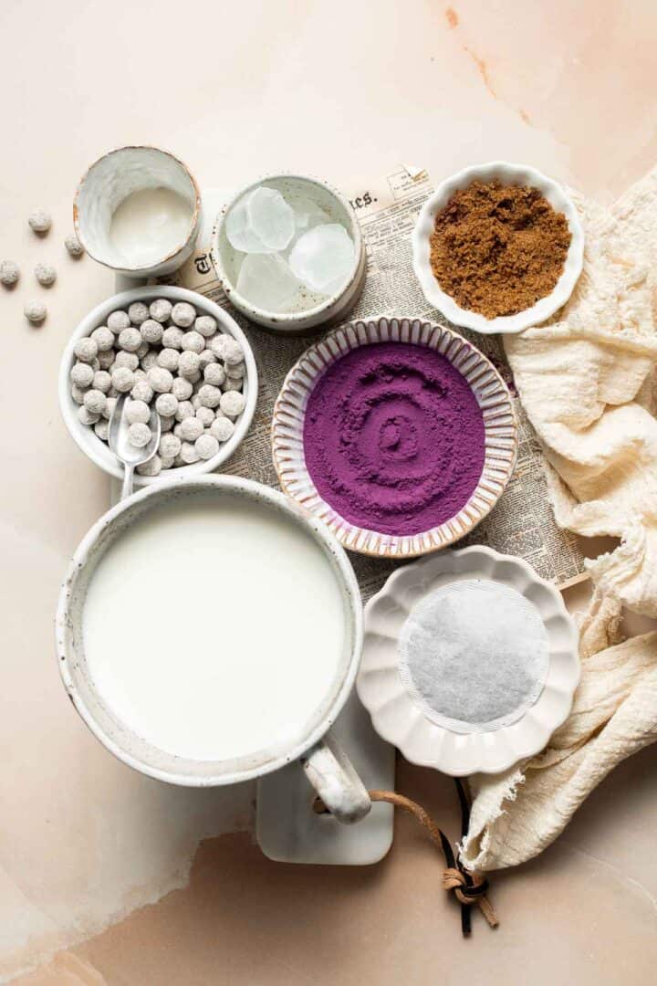 Taro Bubble Tea - Ahead of Thyme