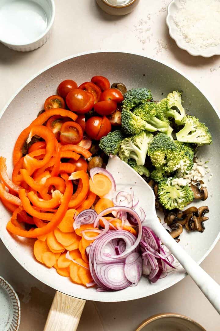Veggie Pasta - Ahead of Thyme