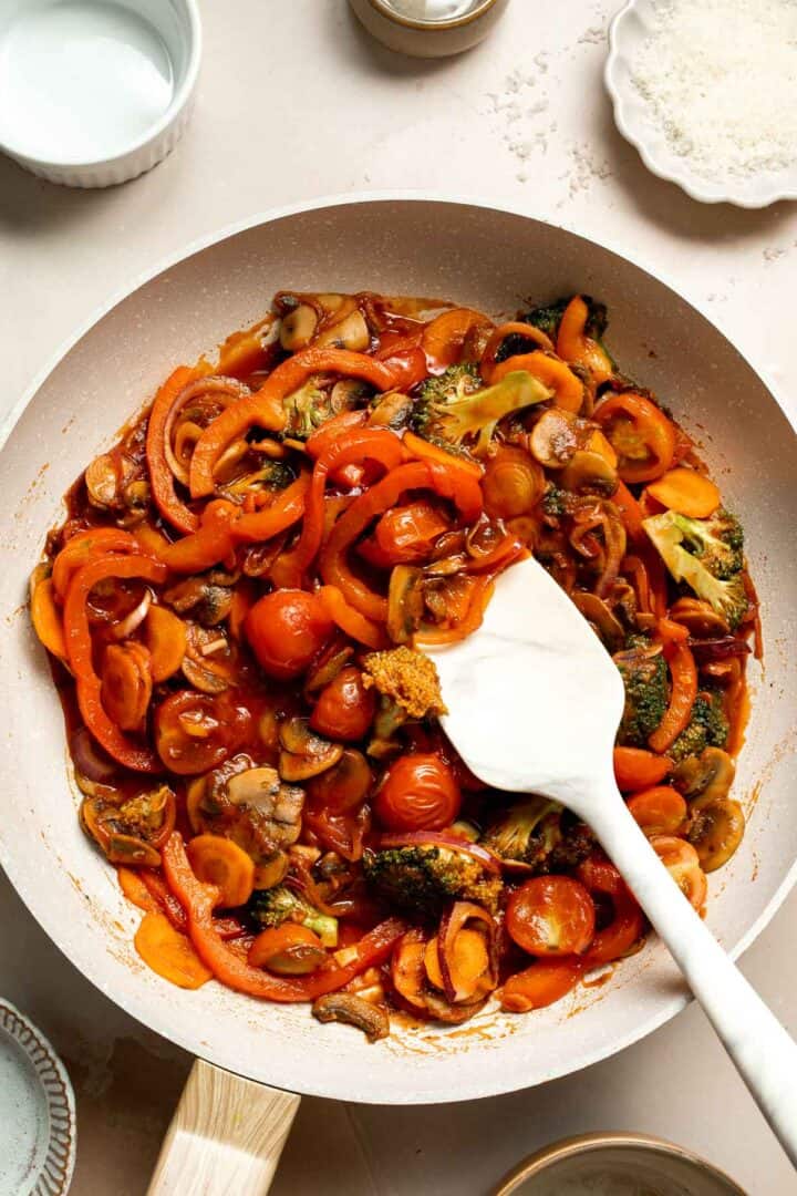 Veggie Pasta - Ahead of Thyme