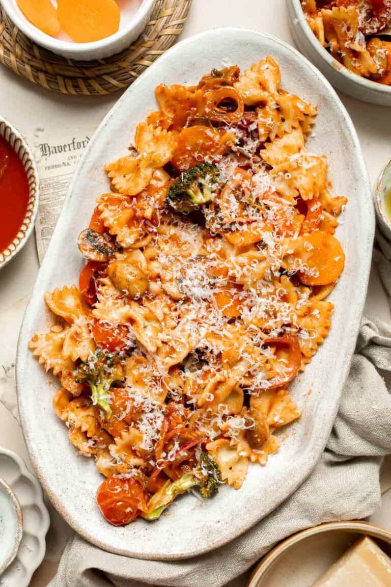 Veggie Pasta - Ahead of Thyme