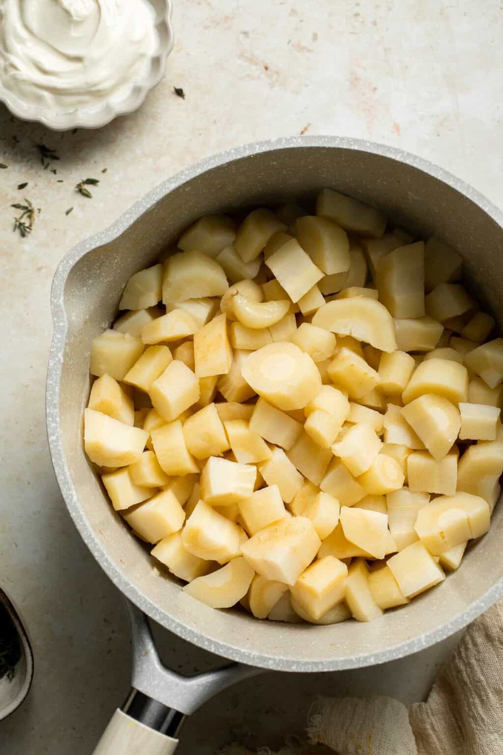 Parsnip Puree - Ahead of Thyme