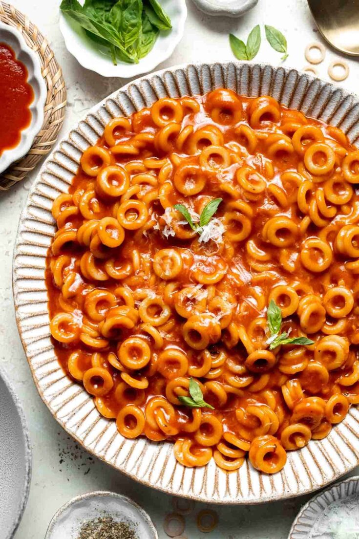 Homemade SpaghettiOs - Ahead of Thyme