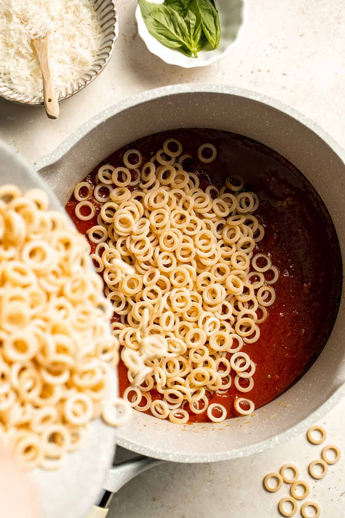 Homemade SpaghettiOs - Ahead of Thyme