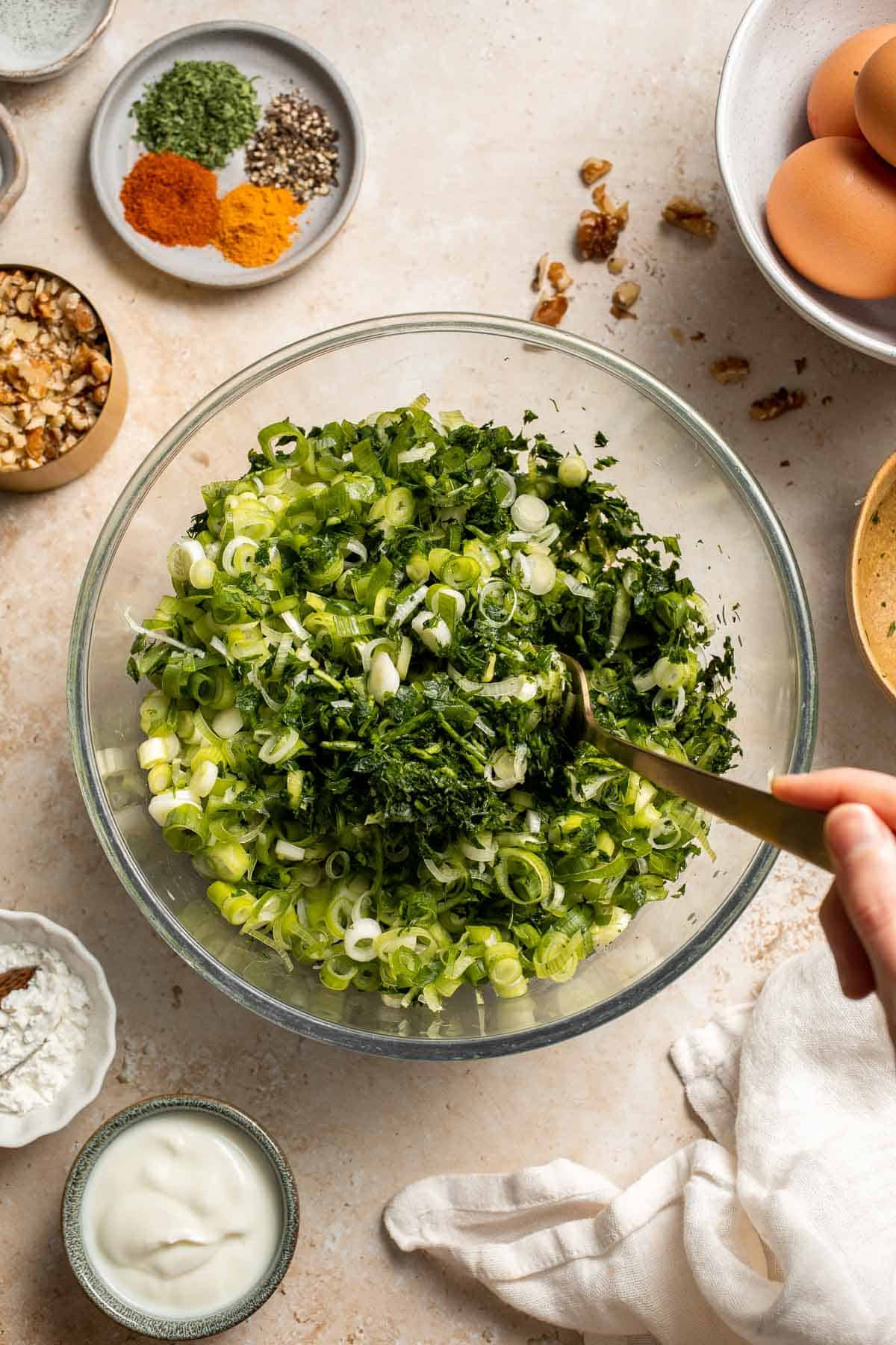 Kookoo Sabzi (Persian Herb Frittata) - Ahead of Thyme