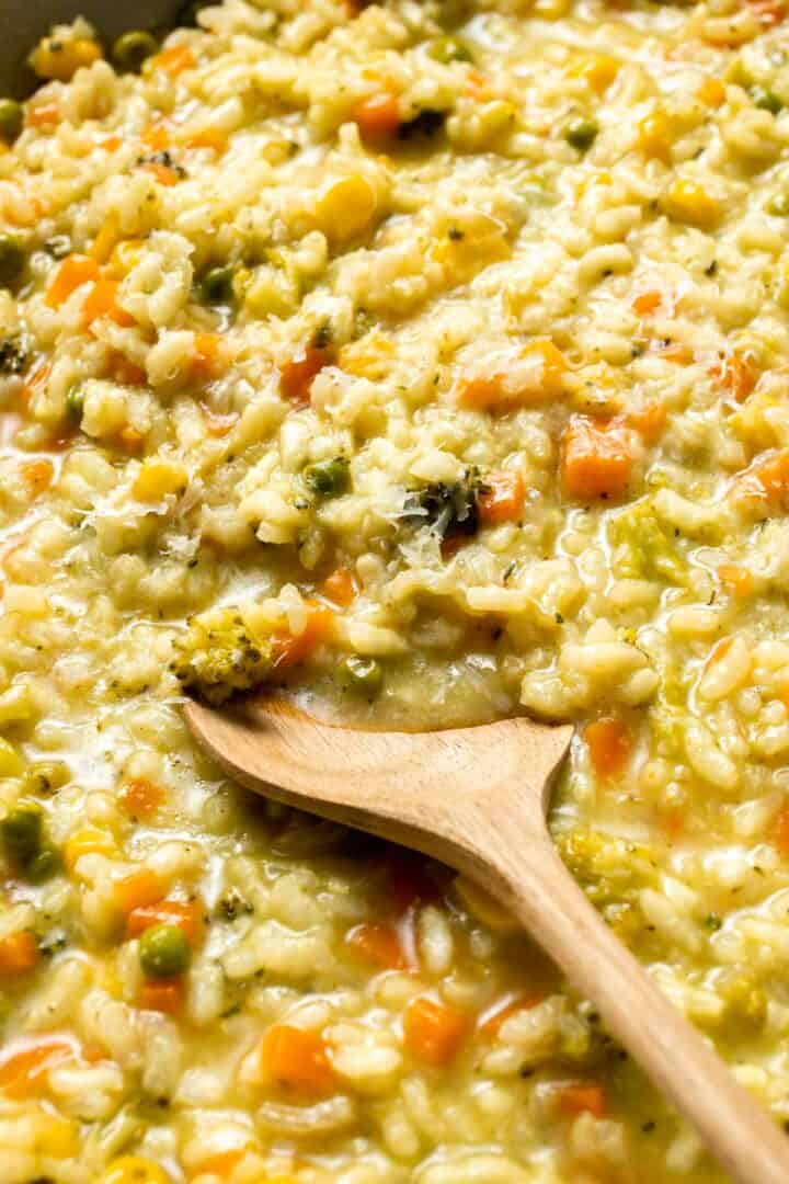 Vegetable Risotto - Ahead of Thyme