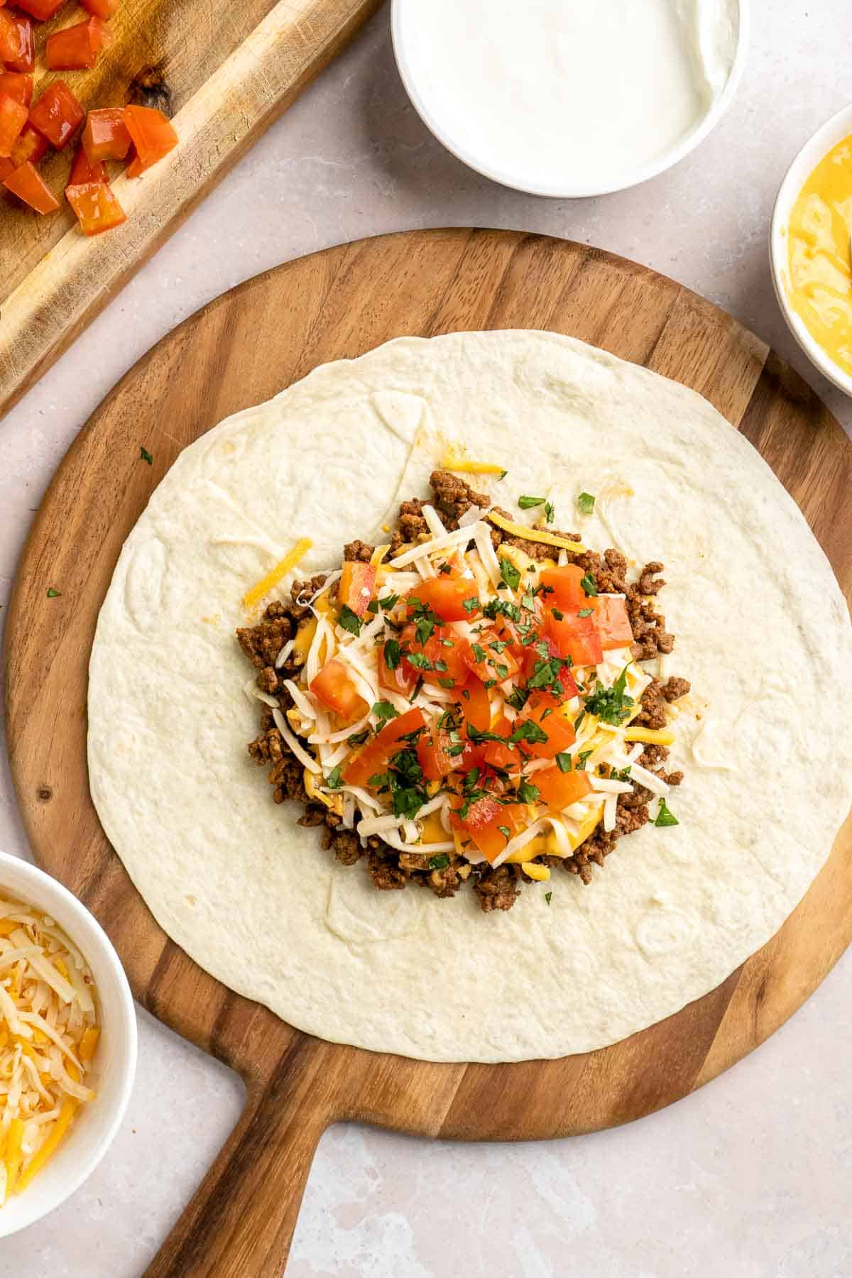 Homemade Crunchwrap - Ahead of Thyme