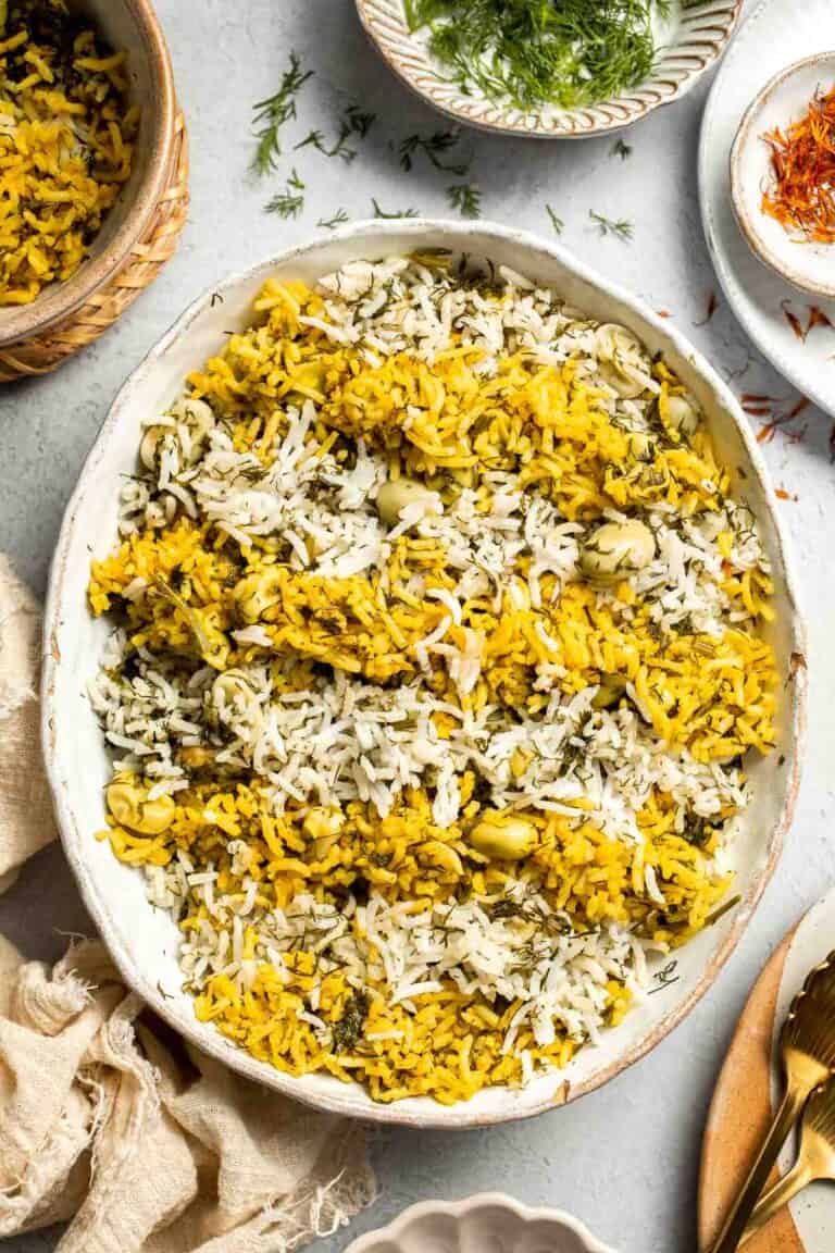 Baghali Polo (Persian Dill Rice with Fava Beans) - Ahead of Thyme