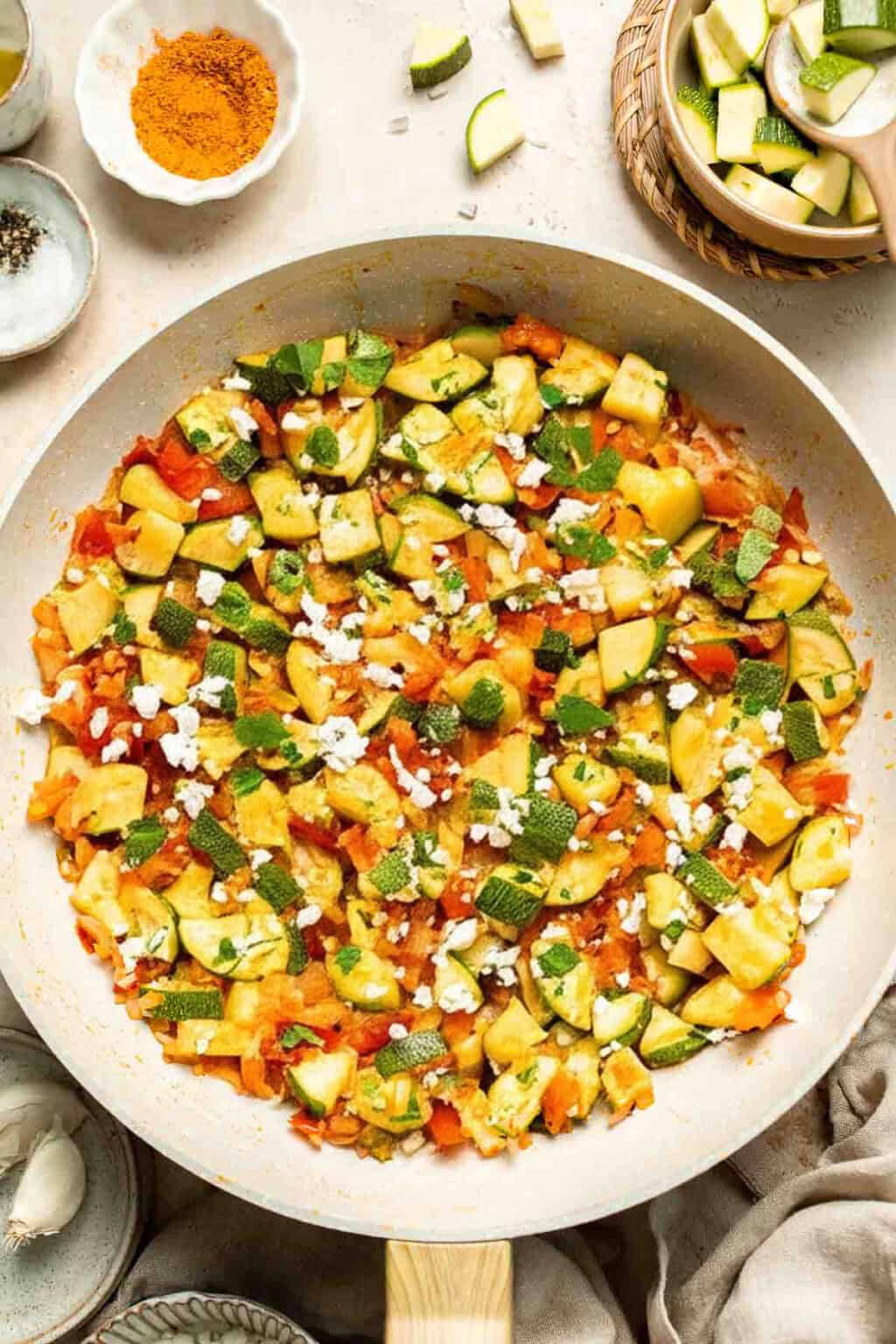 Calabacitas (Mexican Zucchini) - Ahead of Thyme