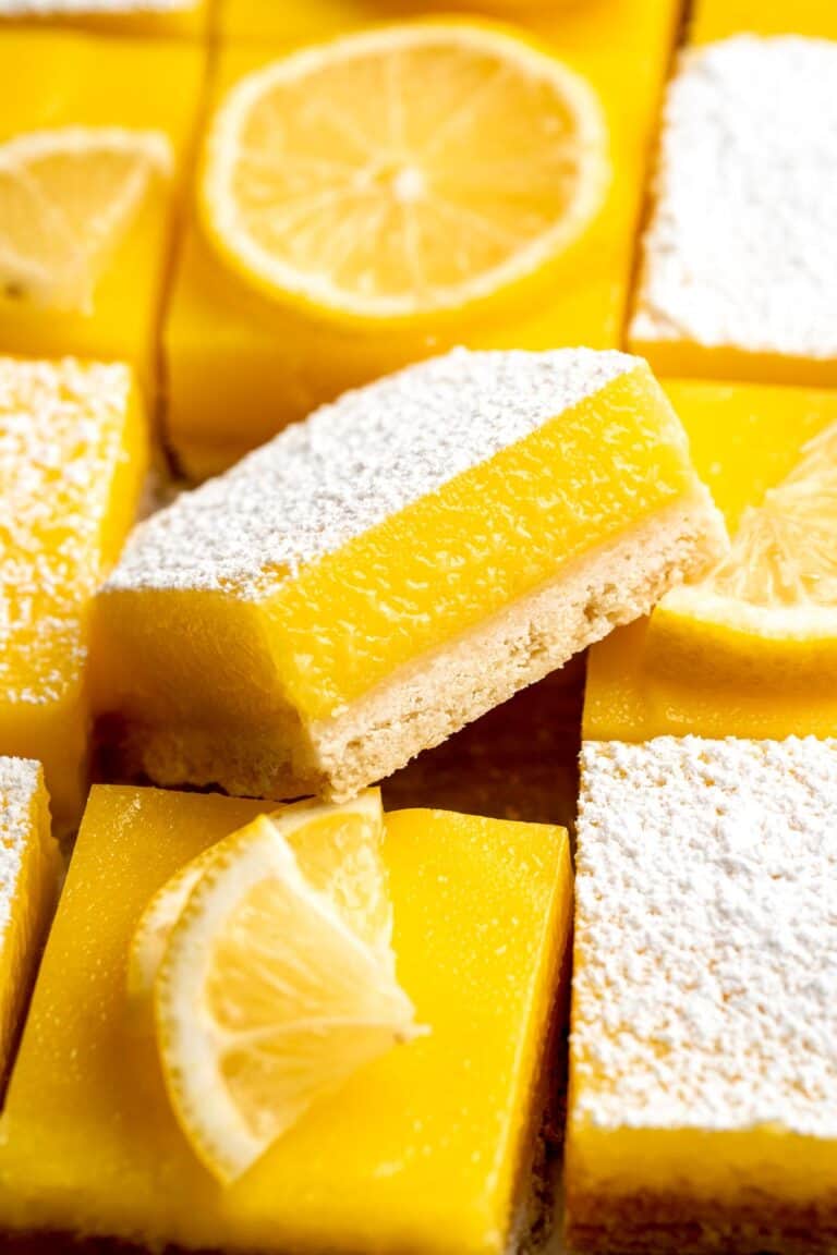 Classic Lemon Bars with Shortbread Crust - Ahead of Thyme