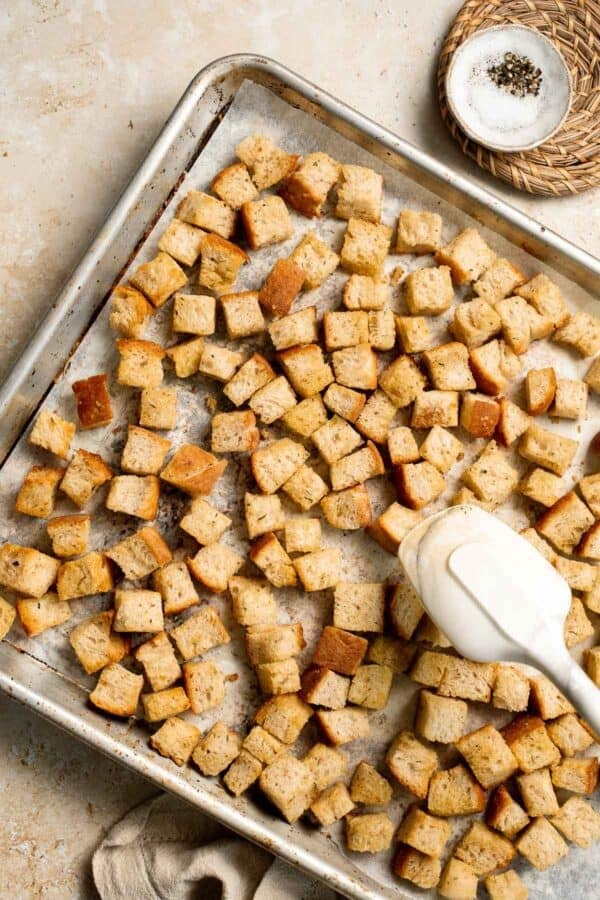 Easy Homemade Croutons Recipe - Ahead of Thyme