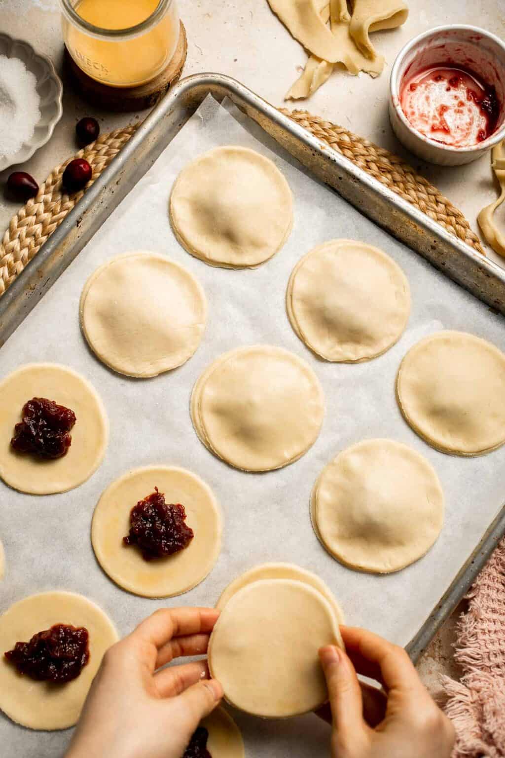 Cranberry Hand Pies (with Leftover Cranberry Sauce) - Ahead of Thyme